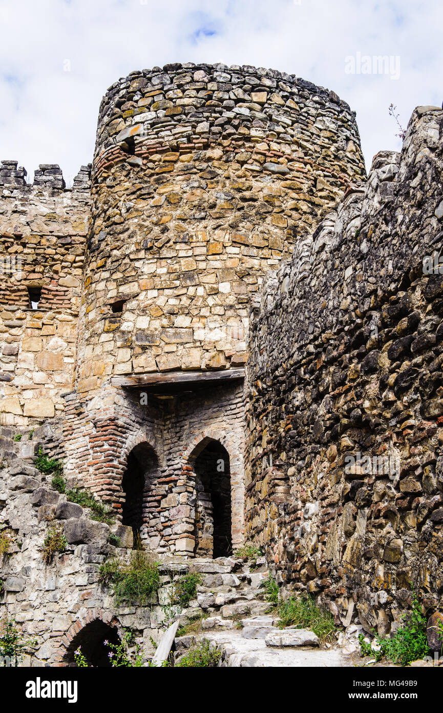 Ananuri Castle, a castle complex on the Aragvi River in Georgia. UNESCO ...