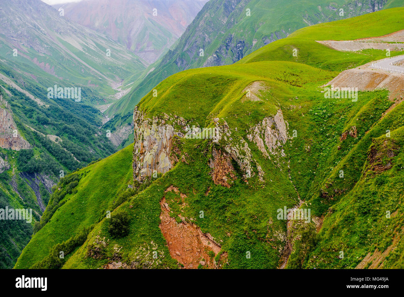 Nature of the Caucasus mountains Stock Photo - Alamy
