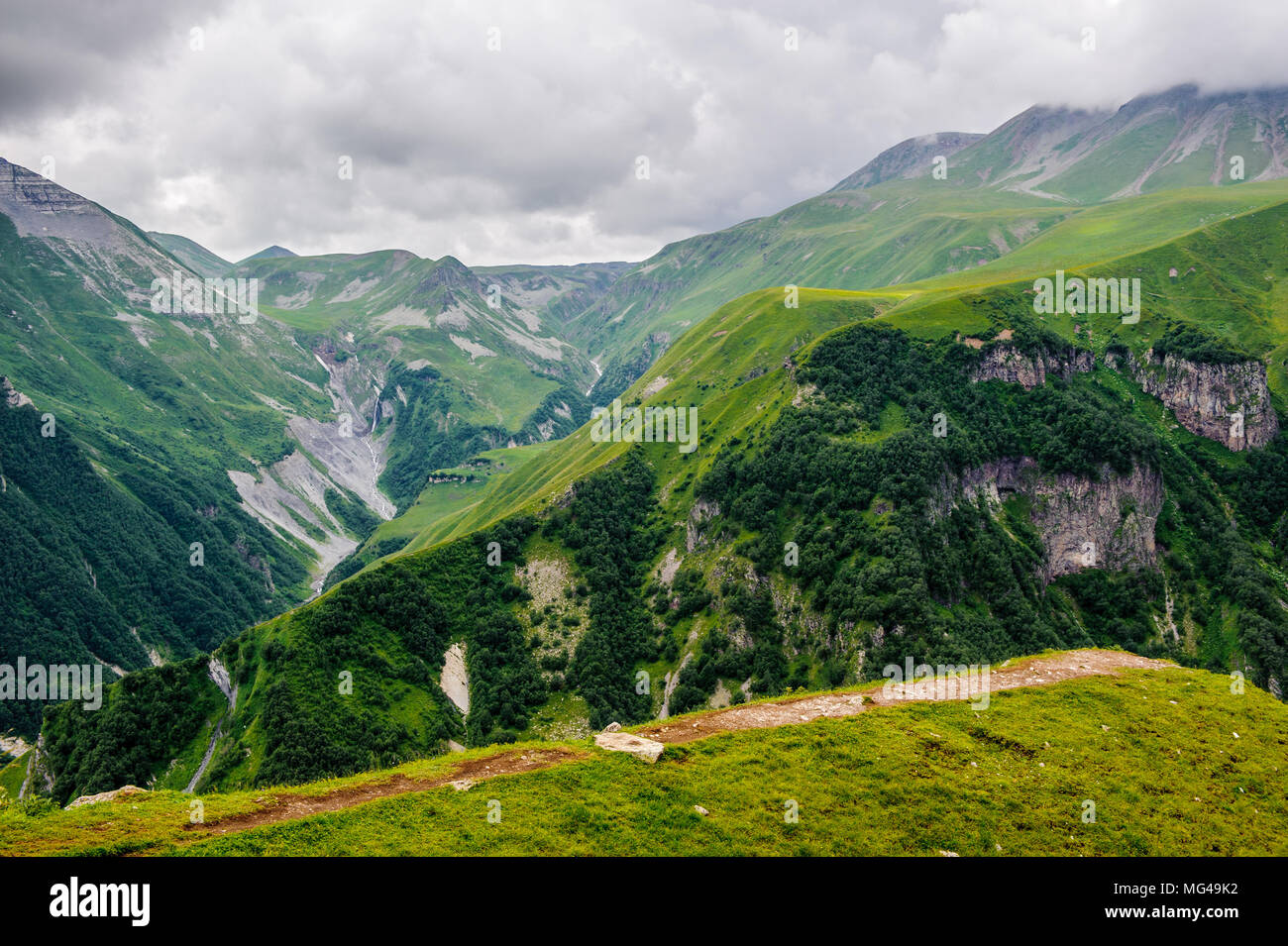 Nature of the Caucasus mountains Stock Photo - Alamy