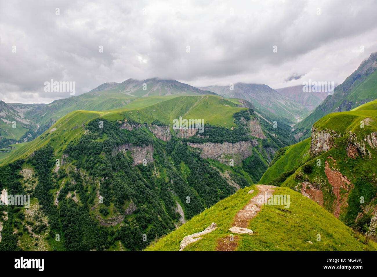 Nature of the Caucasus mountains Stock Photo - Alamy