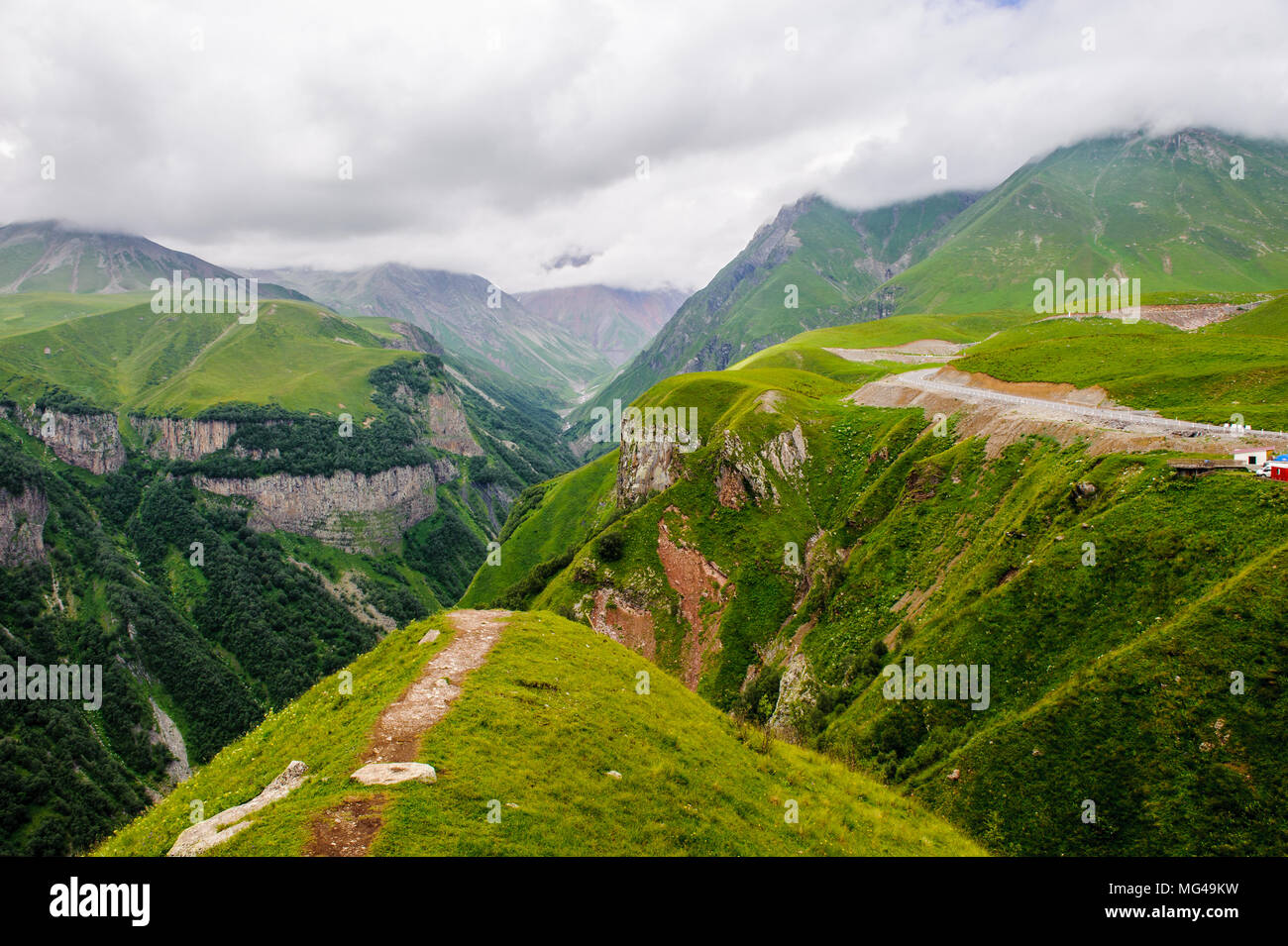 Nature of the Caucasus mountains Stock Photo - Alamy