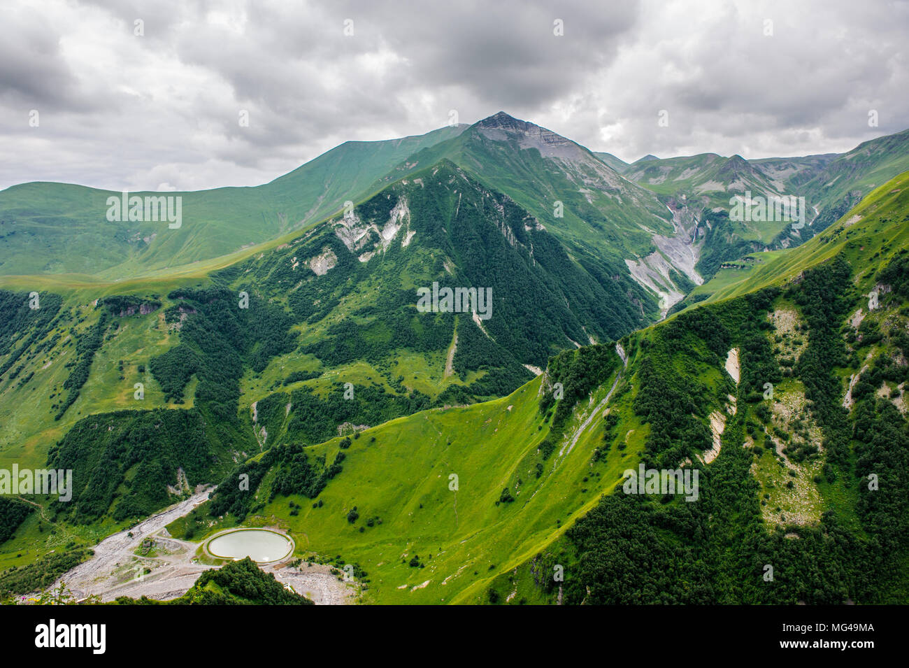 Nature of the Caucasus mountains Stock Photo - Alamy