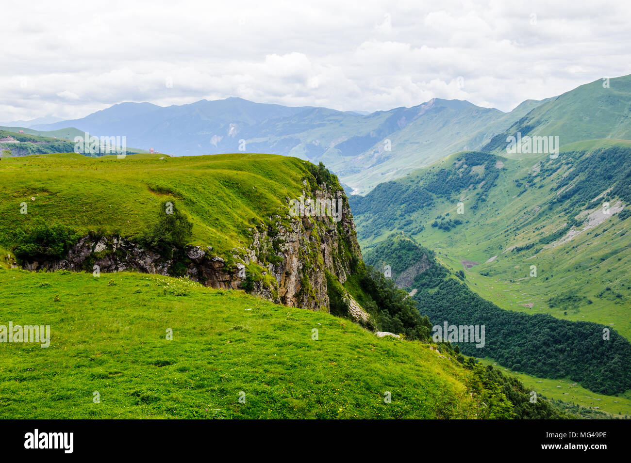 Nature of the Caucasus mountains Stock Photo - Alamy