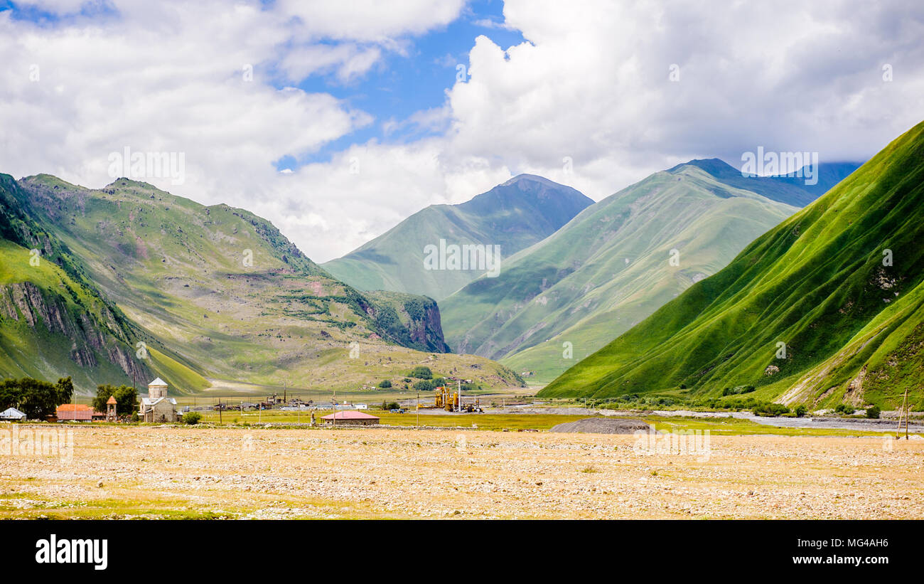 Beautiful nature and mountains in Georgia Stock Photo - Alamy