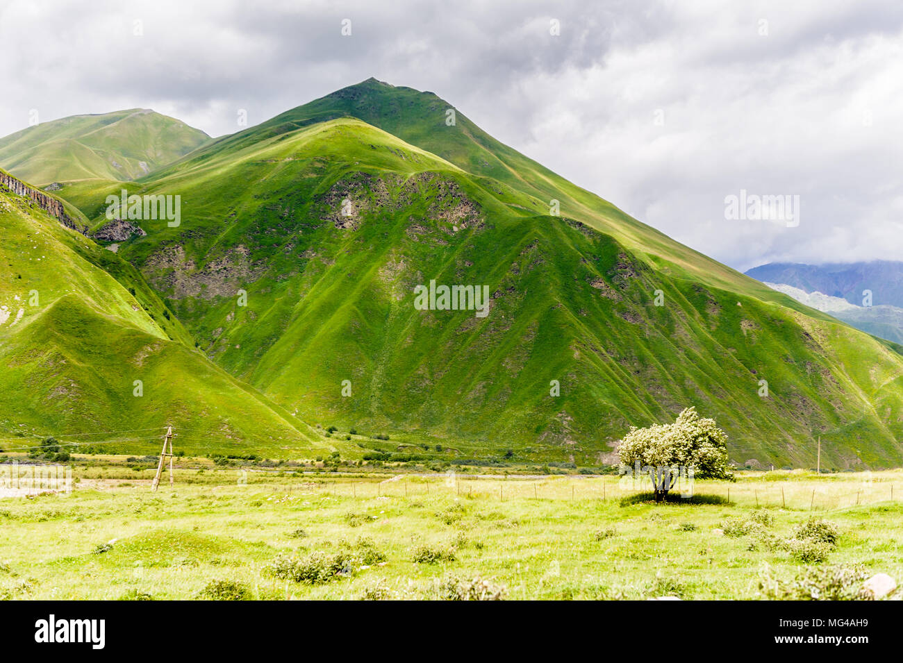 Beautiful nature and mountains in Georgia Stock Photo - Alamy