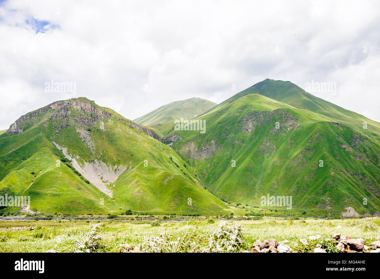Beautiful nature and mountains in Georgia Stock Photo - Alamy