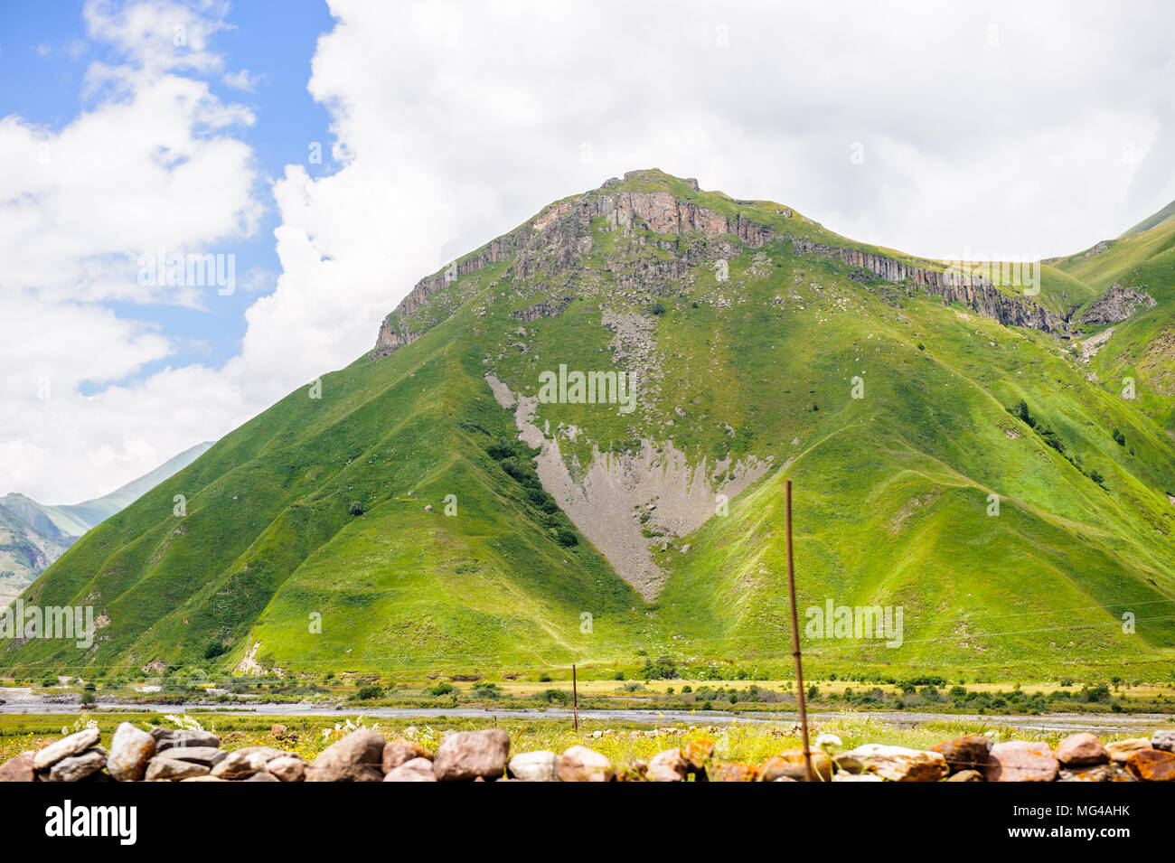 Beautiful nature and mountains in Georgia Stock Photo - Alamy
