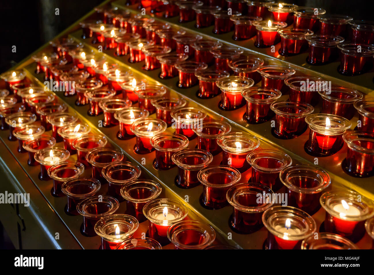Red Church Candle Stock Photos & Red Church Candle Stock Images - Alamy