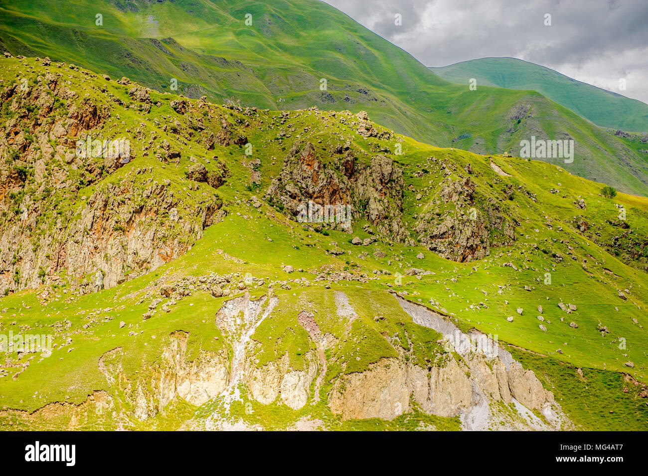 Beautiful mountains in Georgia Stock Photo - Alamy