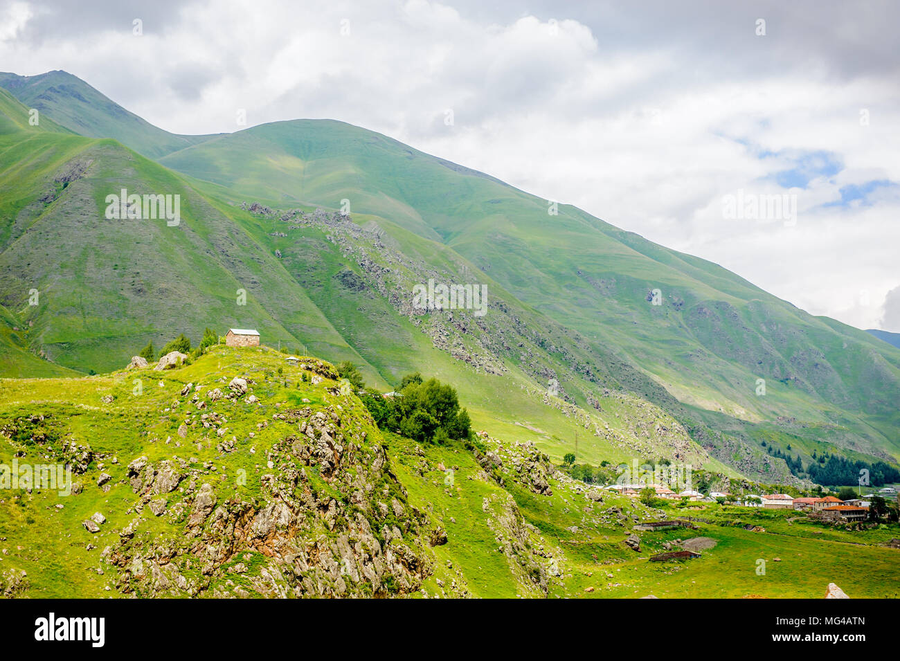Beautiful mountains in Georgia Stock Photo - Alamy