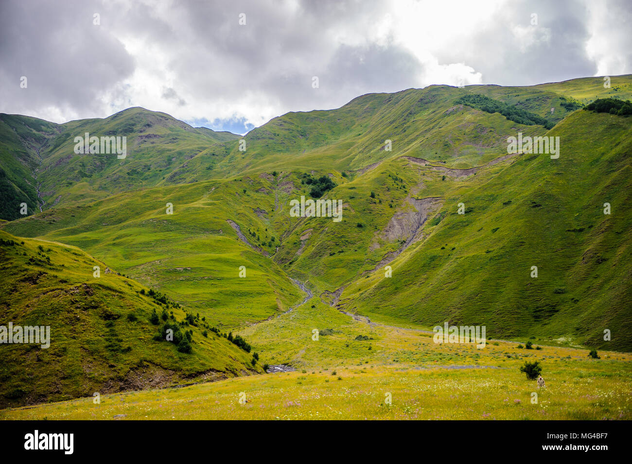 Beautiful nature and mountains panoramic view Stock Photo - Alamy