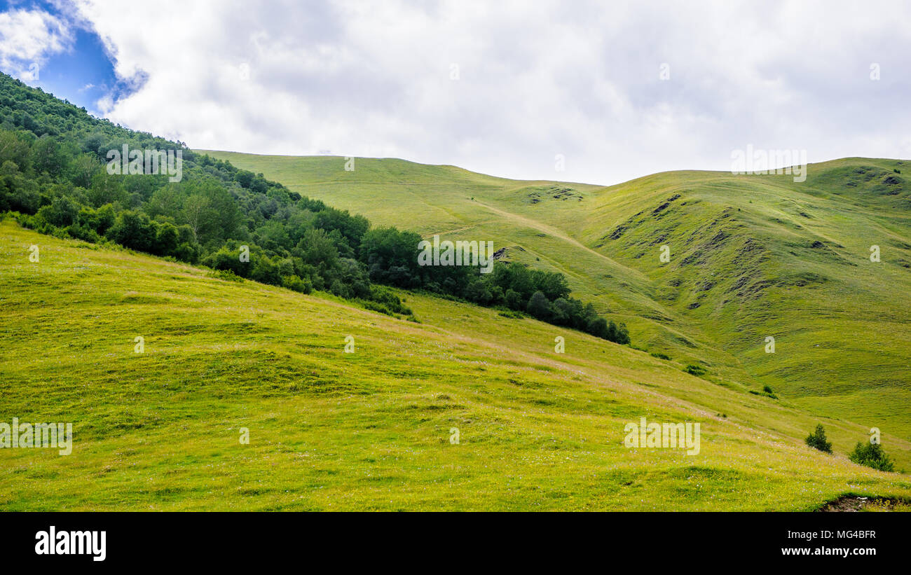 Beautiful nature and mountains panoramic view Stock Photo - Alamy