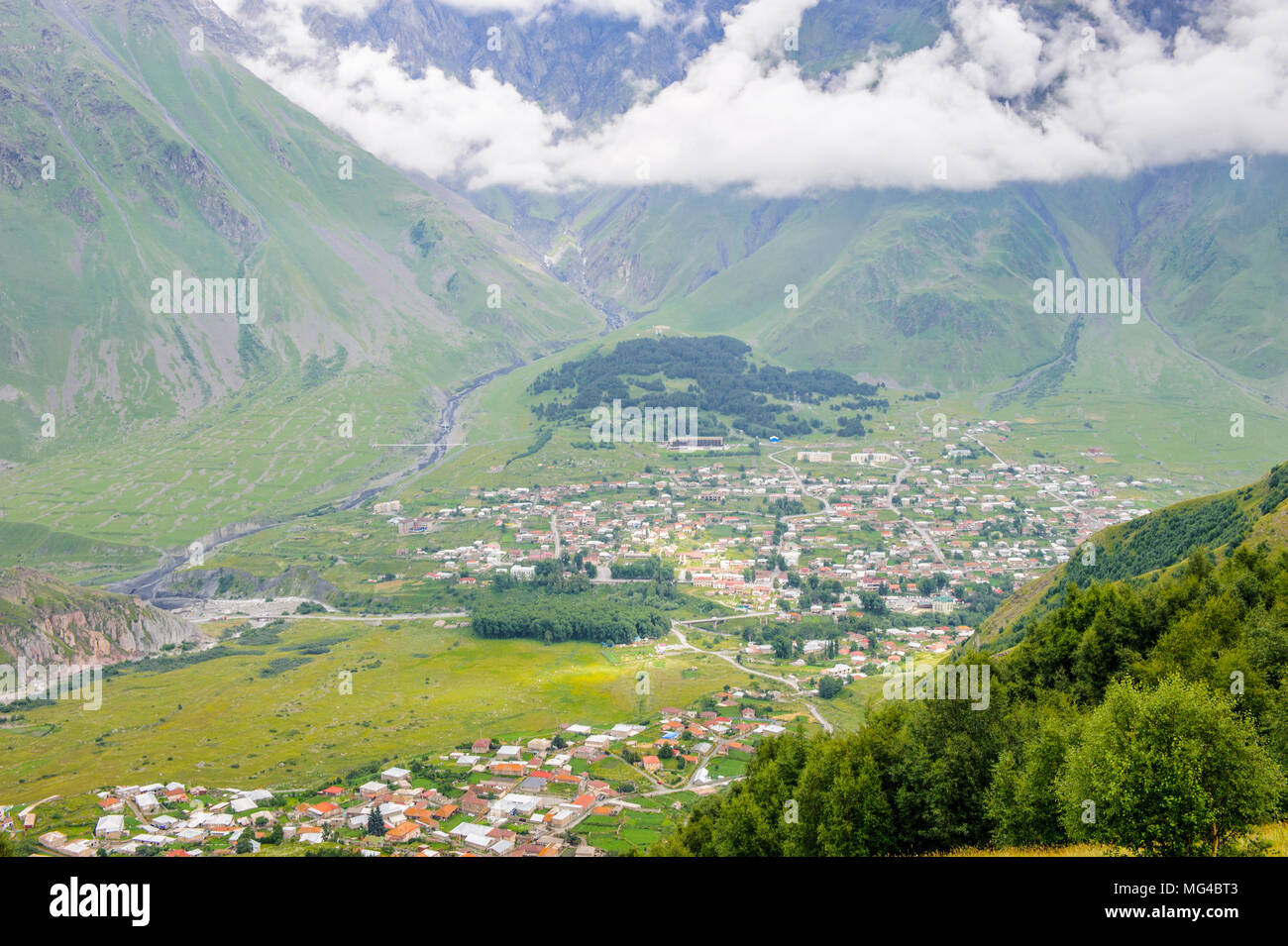Beautiful nature and mountains in Georgia Stock Photo - Alamy