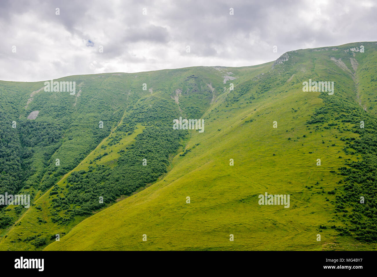 Beautiful nature and mountains in Georgia Stock Photo - Alamy