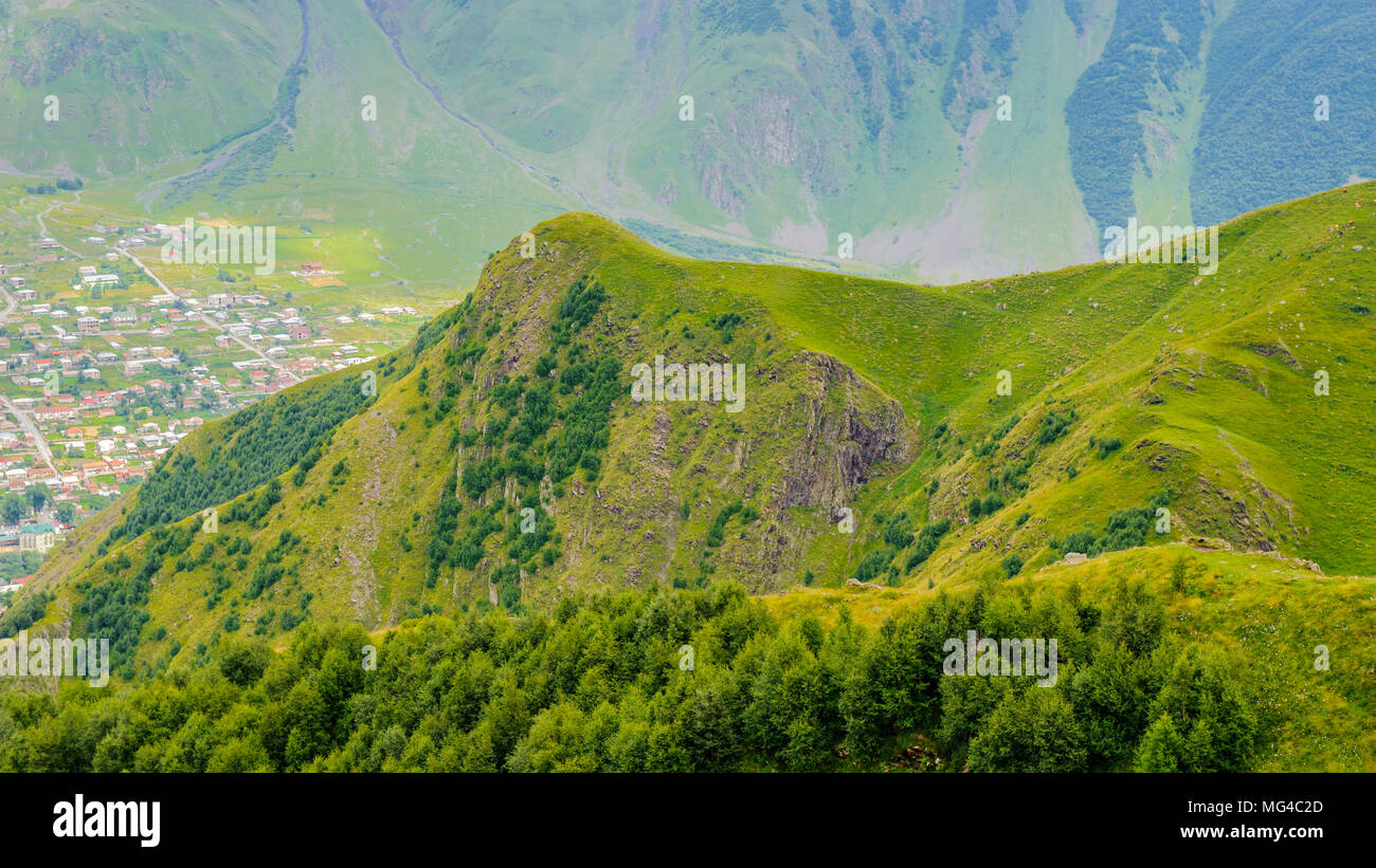 Beautiful nature and mountains in Georgia Stock Photo - Alamy