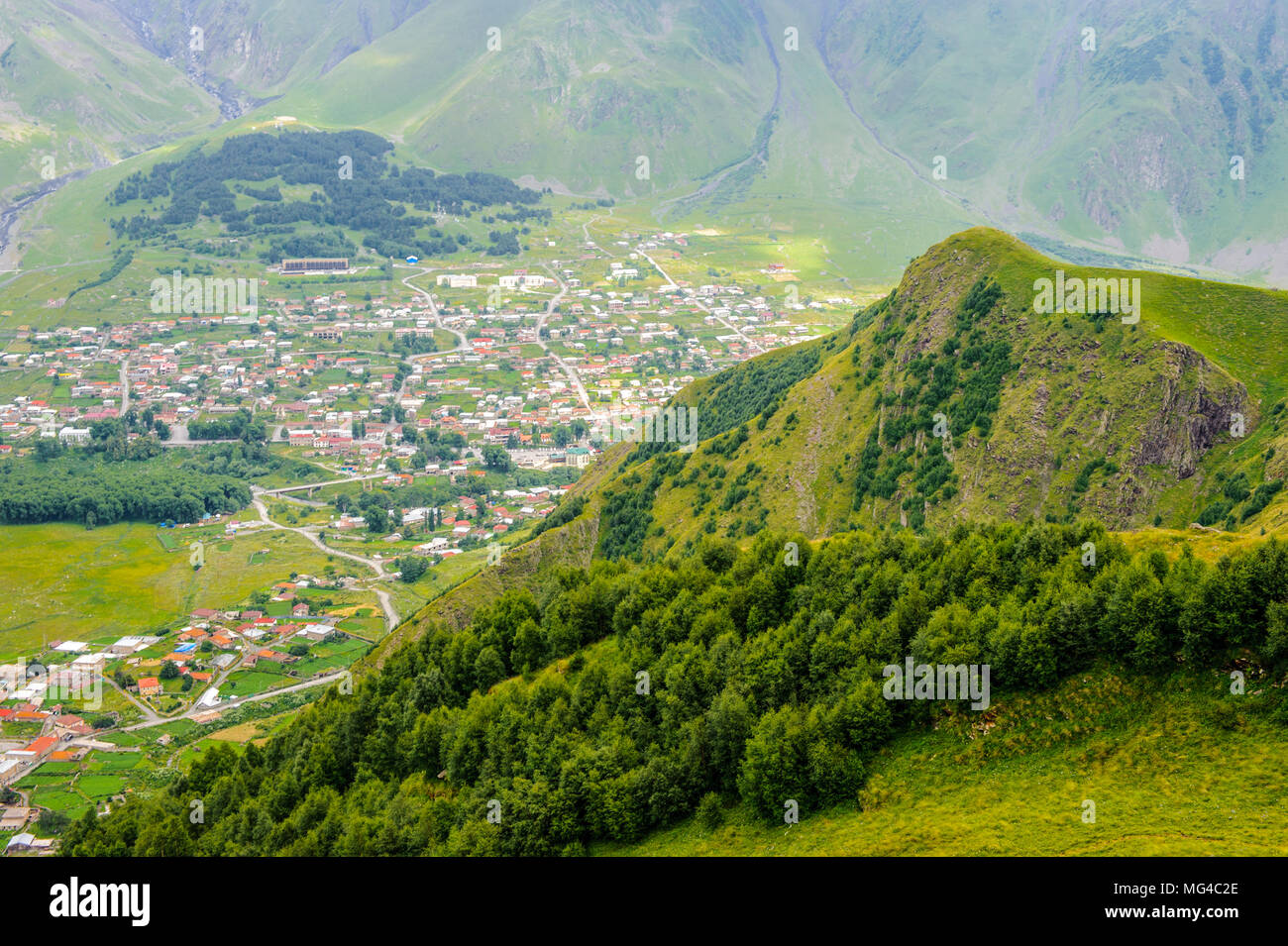 Beautiful nature and mountains in Georgia Stock Photo - Alamy