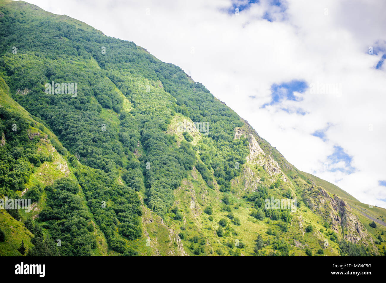 Beautiful nature and mountains in Georgia Stock Photo - Alamy