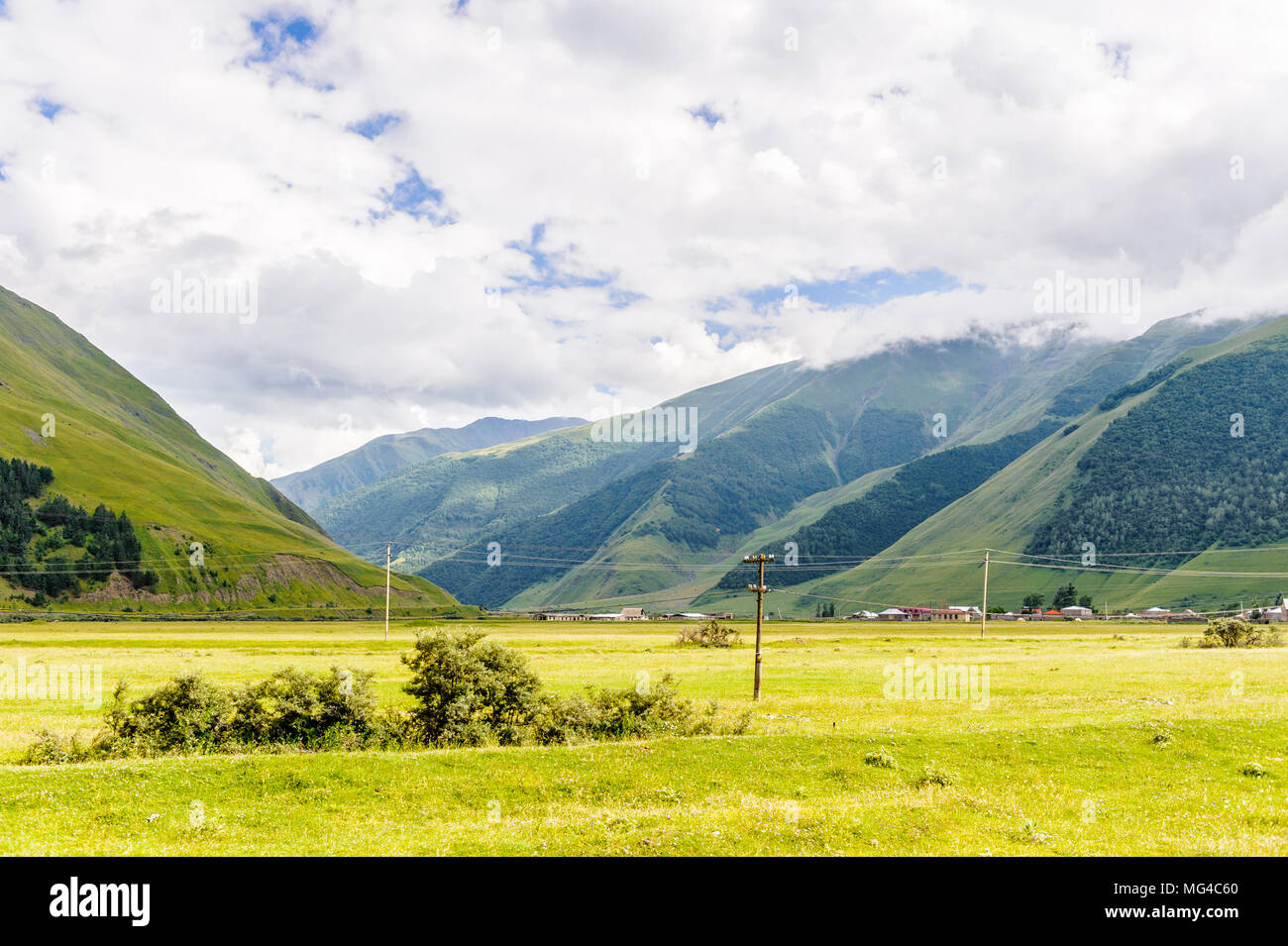 Beautiful nature and mountains in Georgia Stock Photo - Alamy