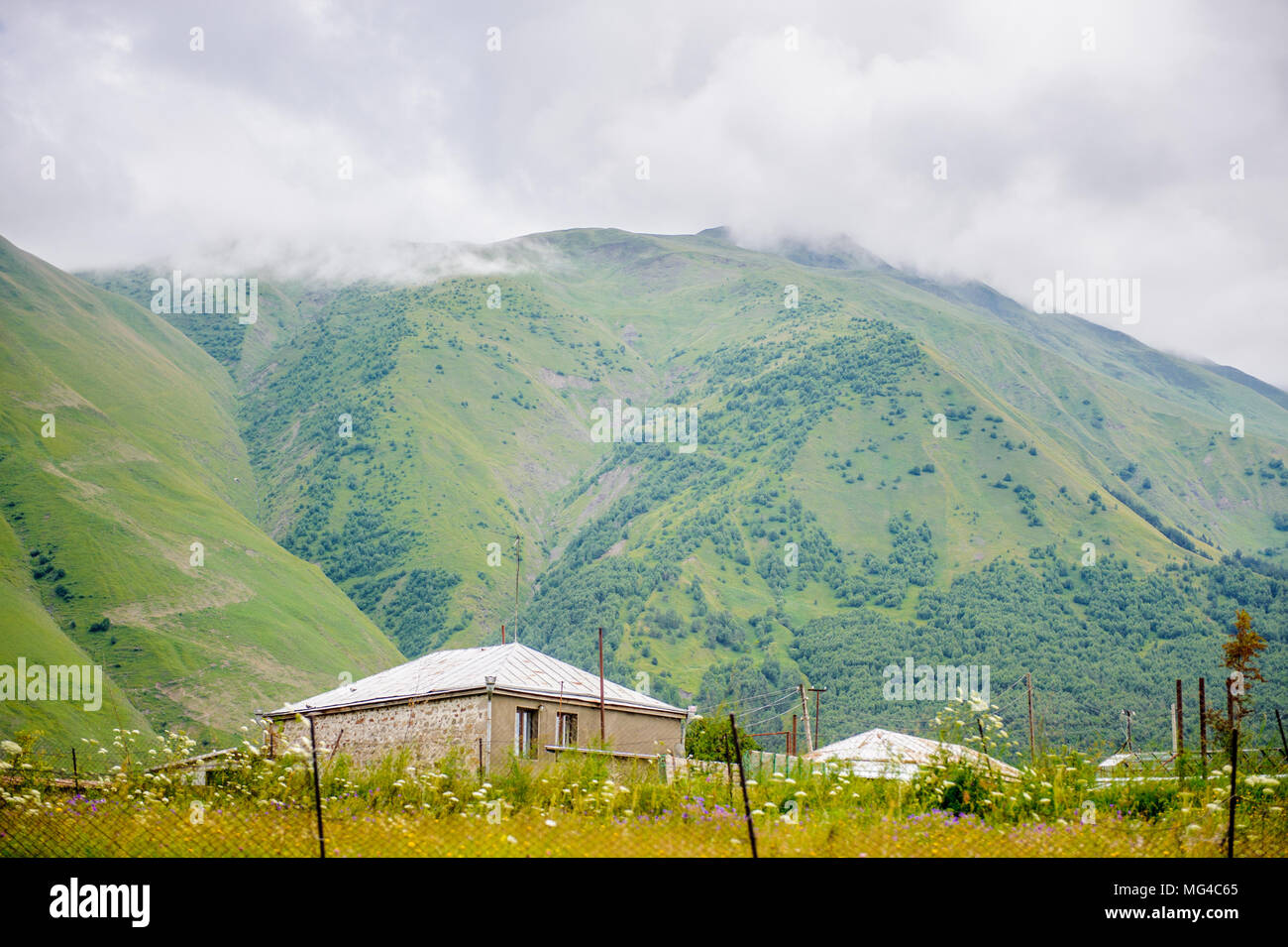 Beautiful nature and mountains in Georgia Stock Photo - Alamy