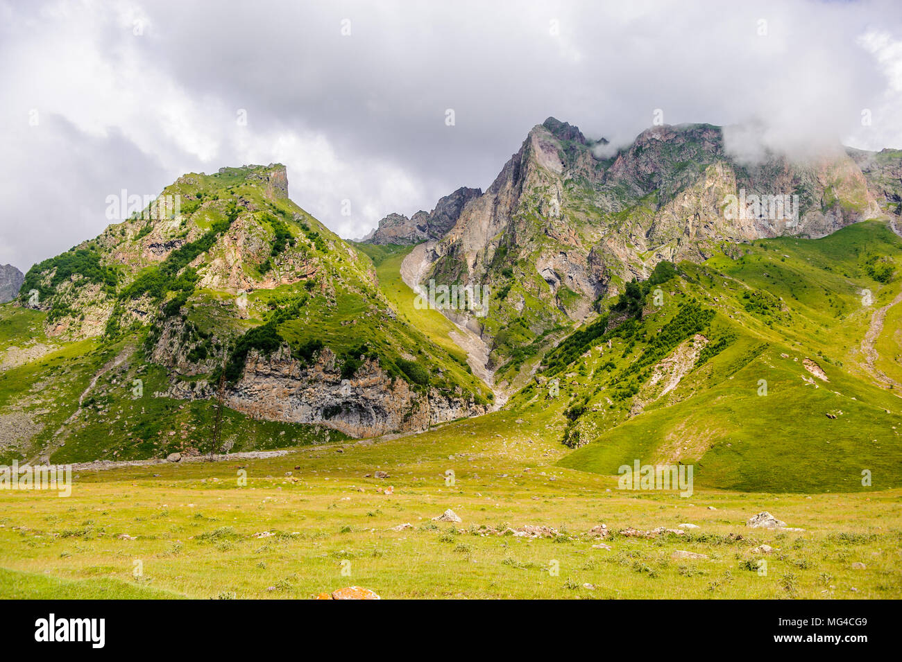 Beautiful nature and many beautiful rocks and mountains in summer Stock ...