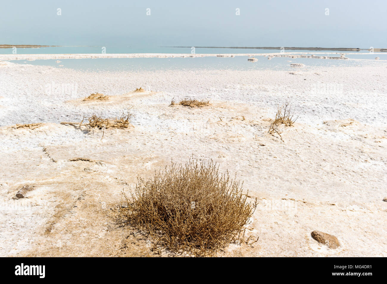 Dead Sea, also called the Salt Sea, is a salt lake bordering Jordan to ...