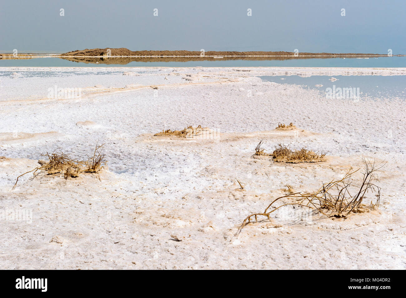 Dead Sea, also called the Salt Sea, is a salt lake bordering Jordan to ...