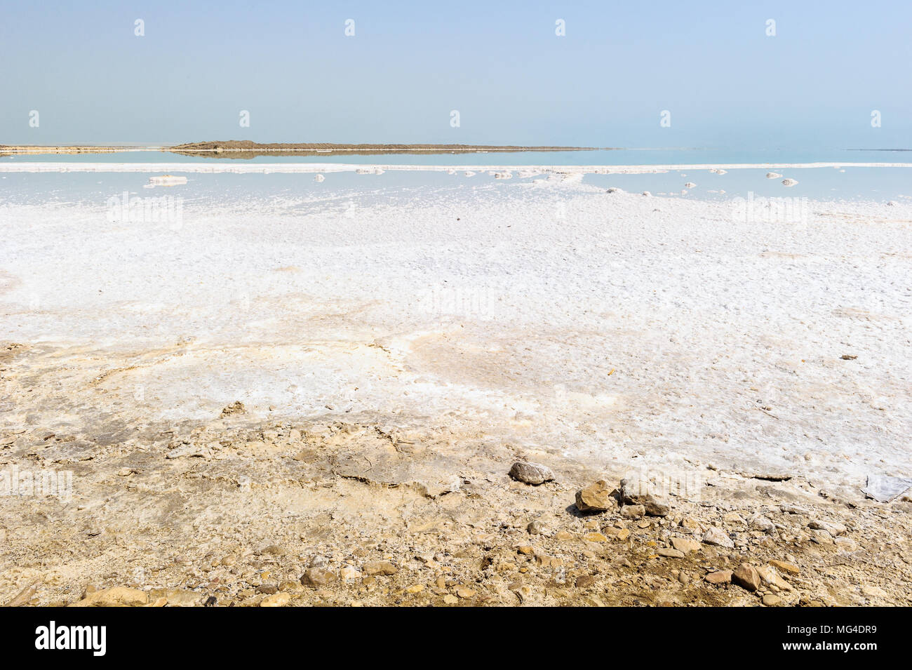Dead Sea, also called the Salt Sea, is a salt lake bordering Jordan to ...