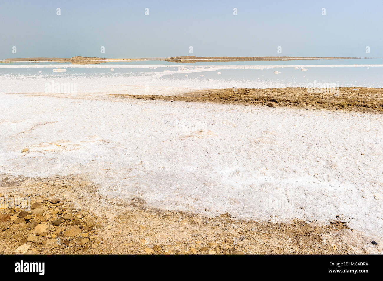 Dead Sea landscape, the saltiest sea in the world Stock Photo - Alamy