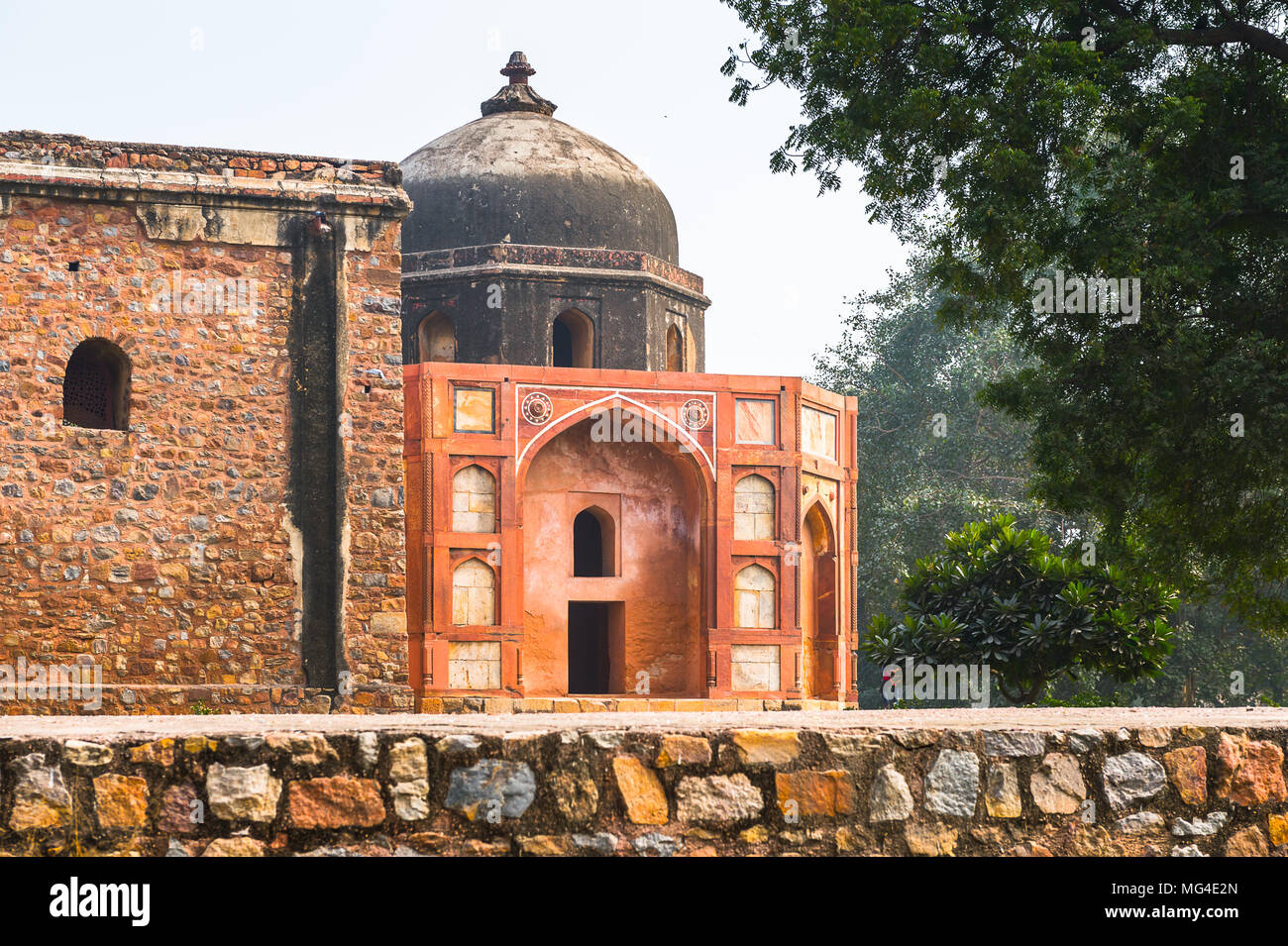 Part of the Humayun's Tomb complex,the tomb of the Mughal Emperor ...