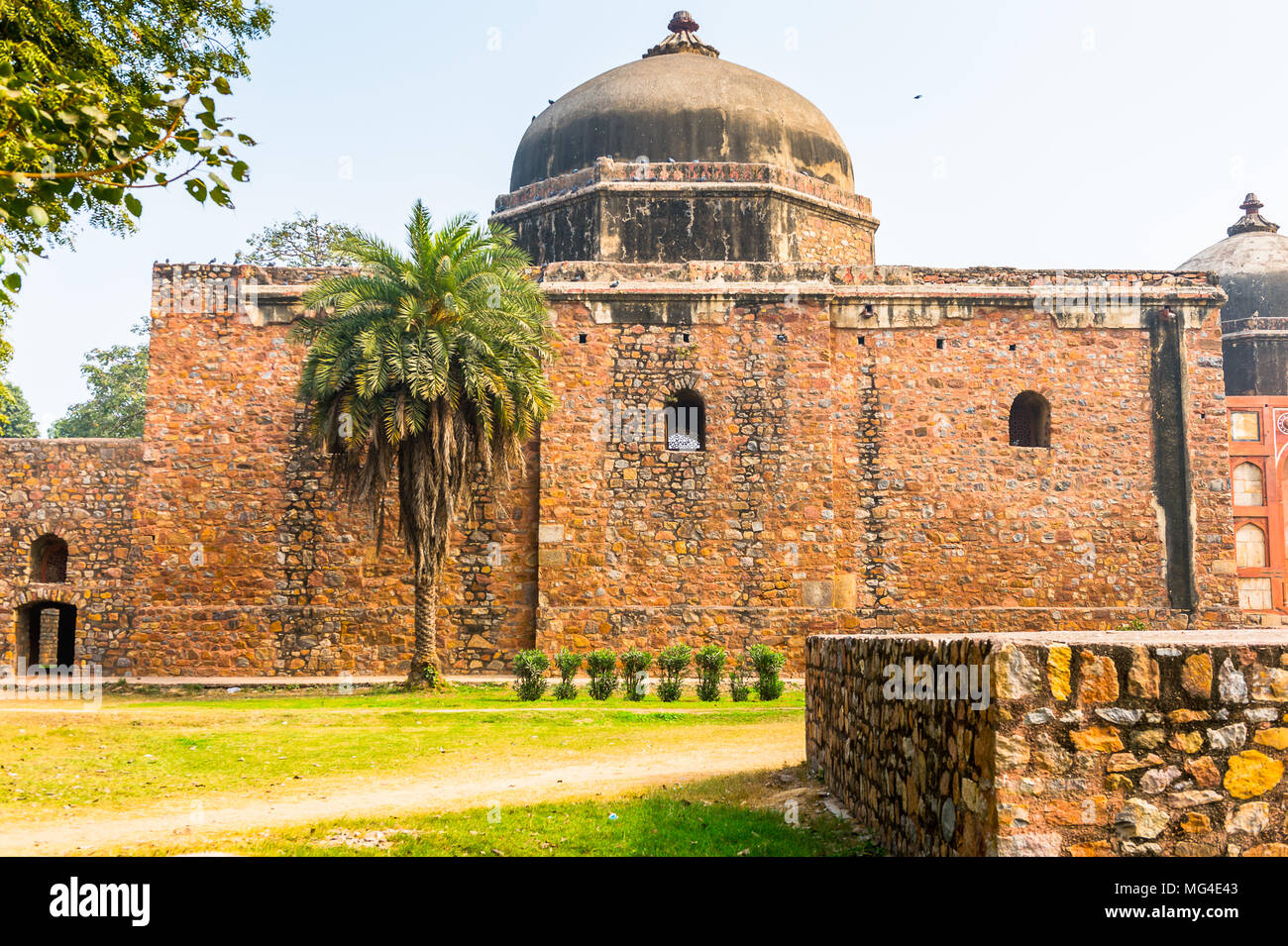 Part of the Humayun's Tomb complex,the tomb of the Mughal Emperor ...