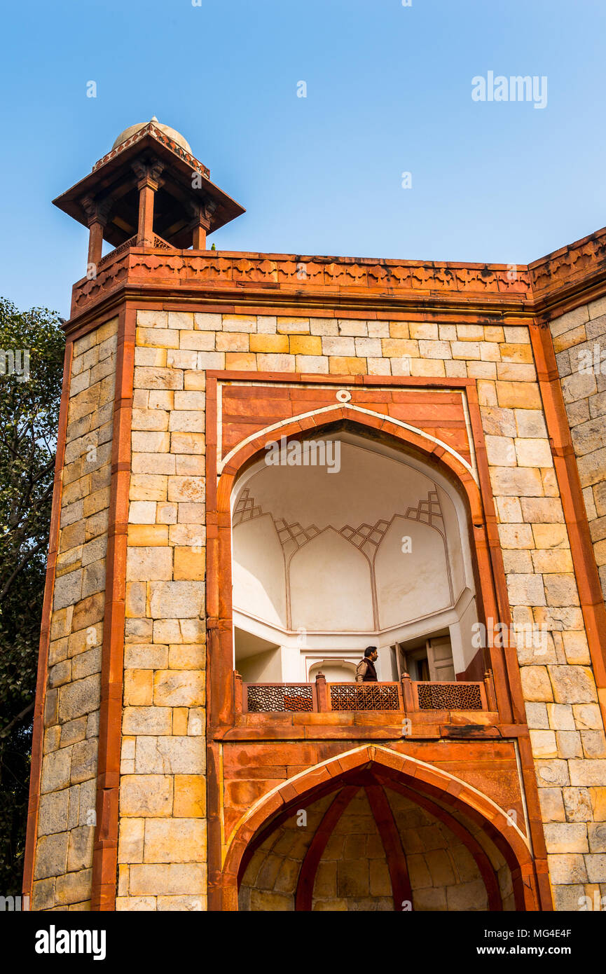 Part of the Humayun's Tomb complex,the tomb of the Mughal Emperor ...