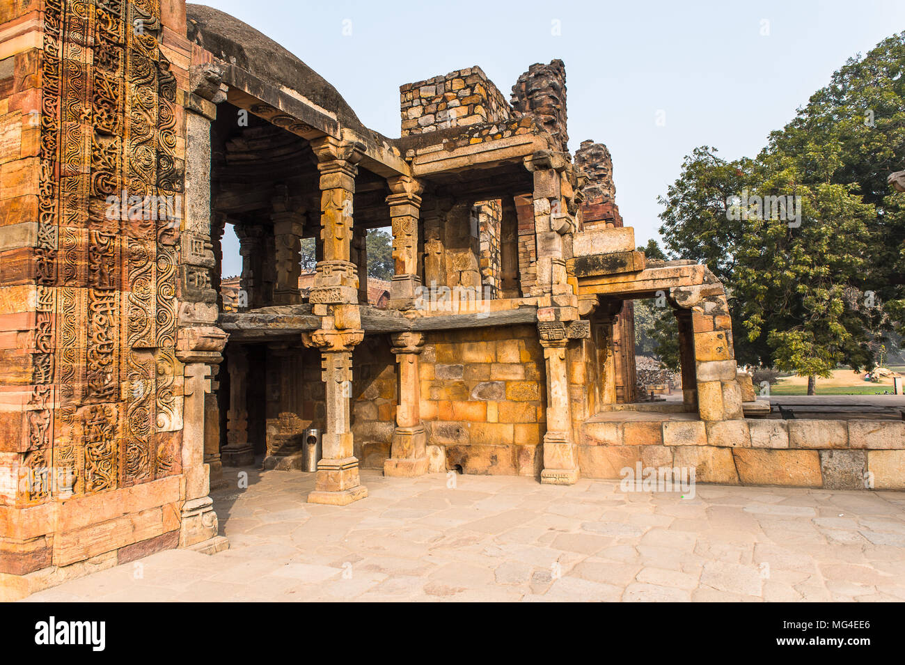 Part of the Qutb complex (Qutub), an array of monuments and buildings ...
