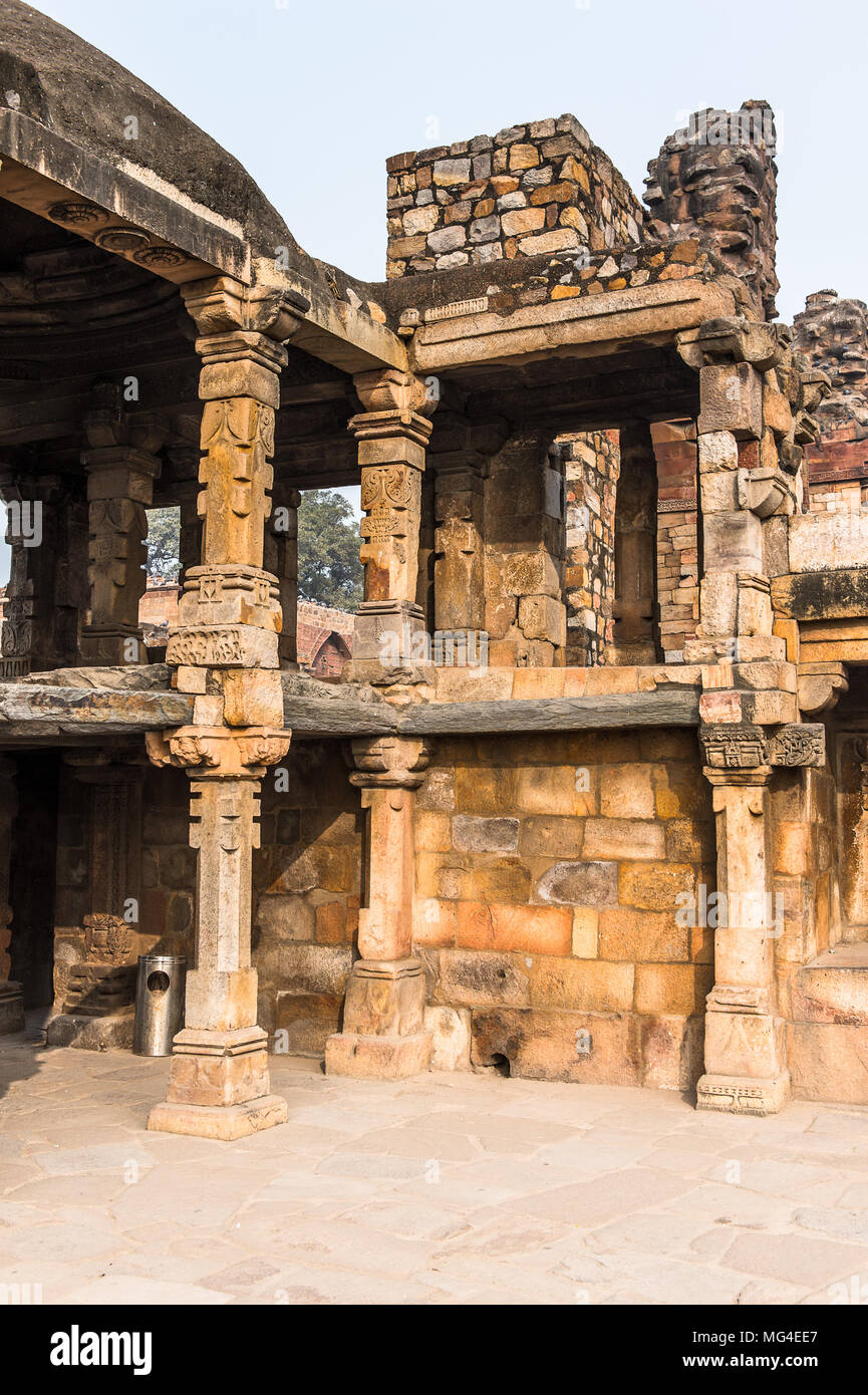 Part of the Qutb complex (Qutub), an array of monuments and buildings ...
