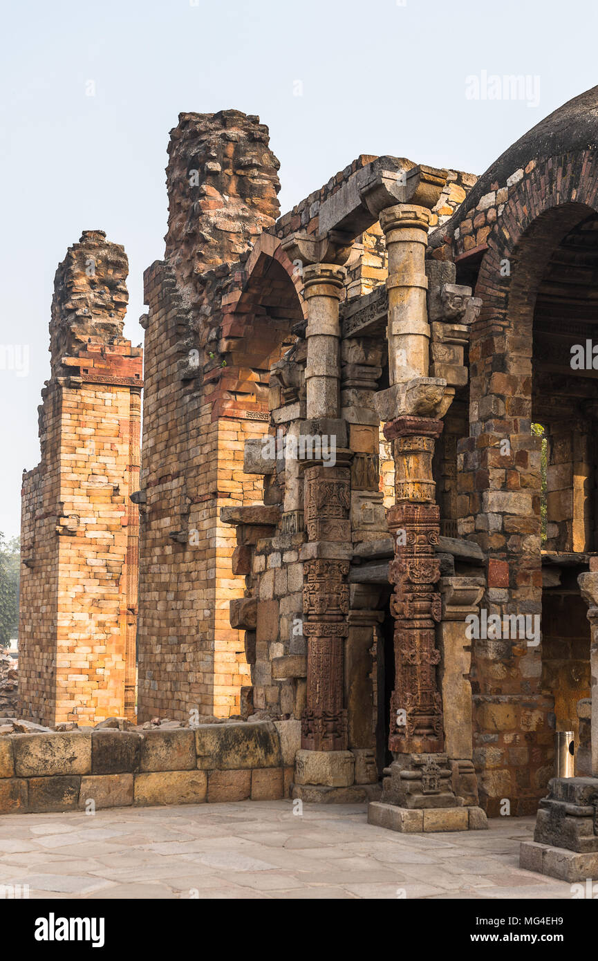 Part of the Qutb complex (Qutub), an array of monuments and buildings ...