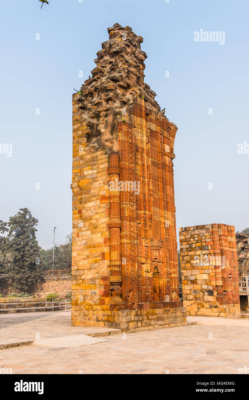 Qutb complex (Qutub), an array of monuments and buildings at Mehrauli ...