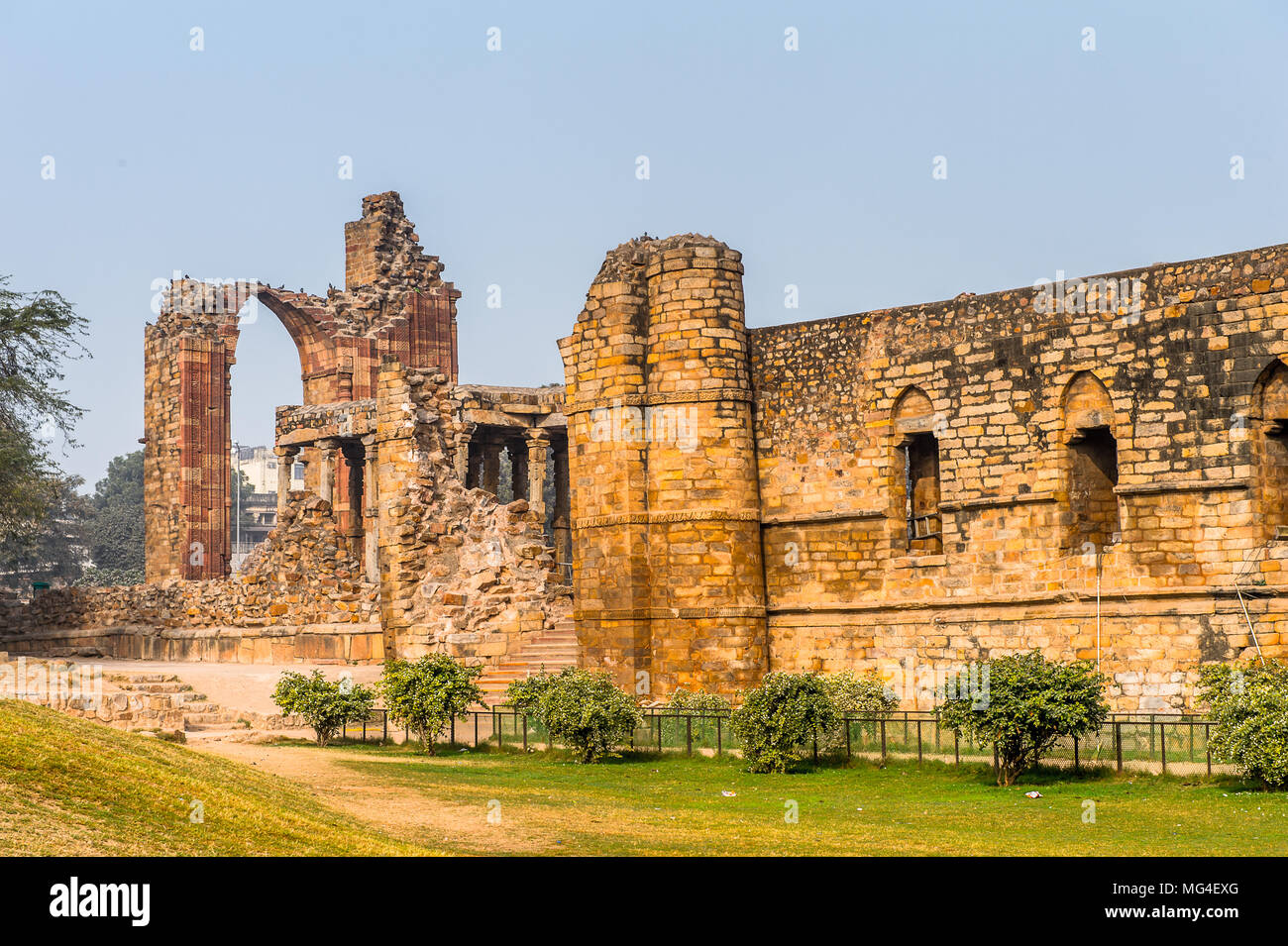 Qutb complex (Qutub), an array of monuments and buildings at Mehrauli ...