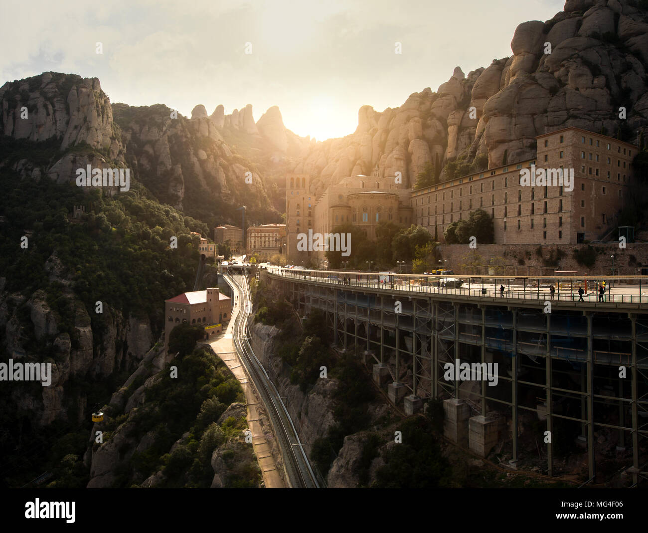 Monastery montserrat in catalonia spain hi-res stock photography and ...