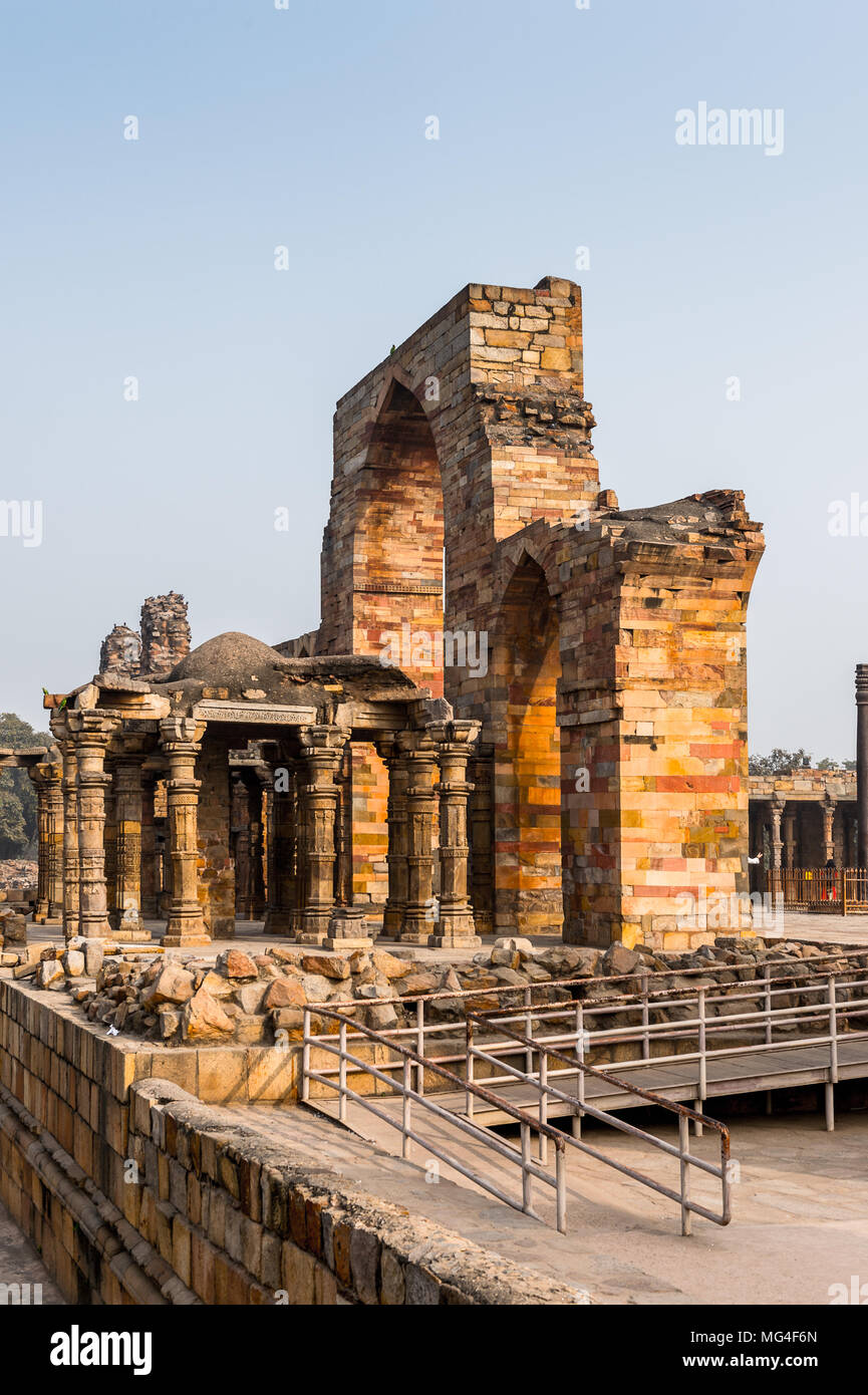 Qutb complex (Qutub), an array of monuments and buildings at Mehrauli ...
