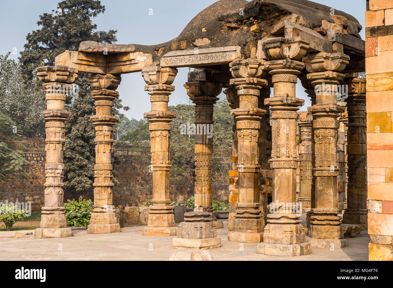 Qutb complex (Qutub), an array of monuments and buildings at Mehrauli ...