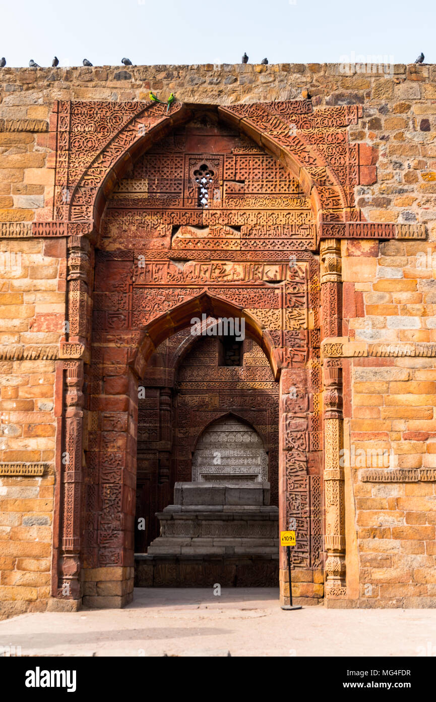 Qutb complex (Qutub), an array of monuments and buildings at Mehrauli ...