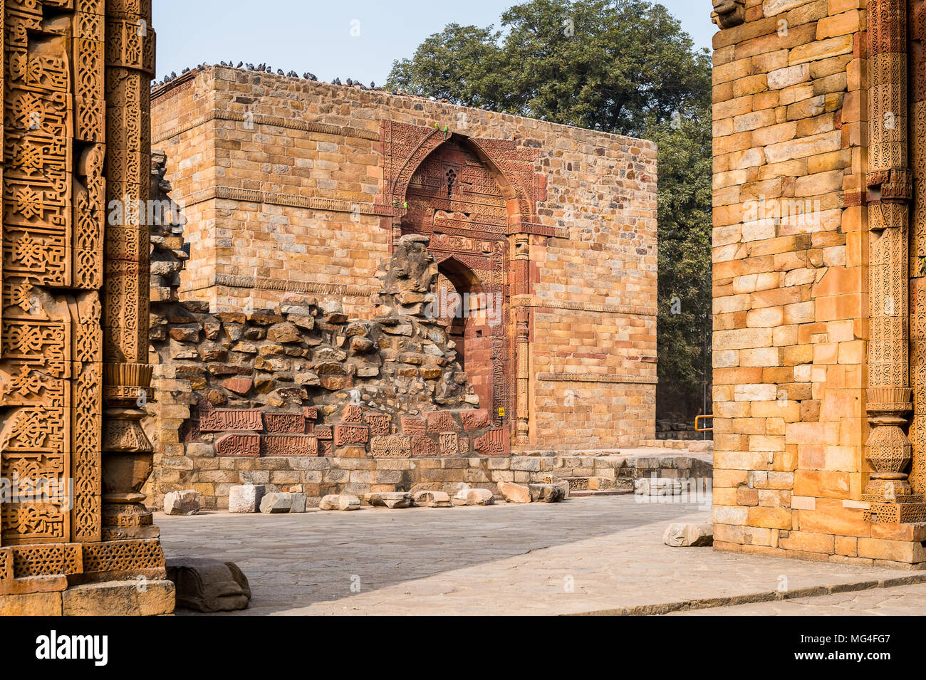 Qutb complex (Qutub), an array of monuments and buildings at Mehrauli ...