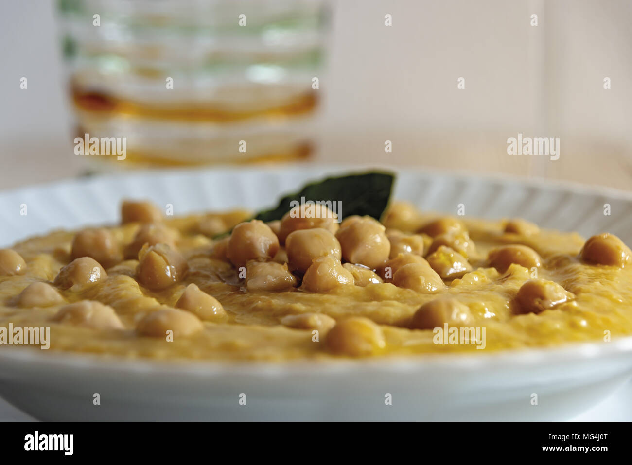 chickpea cream 3 Stock Photo - Alamy