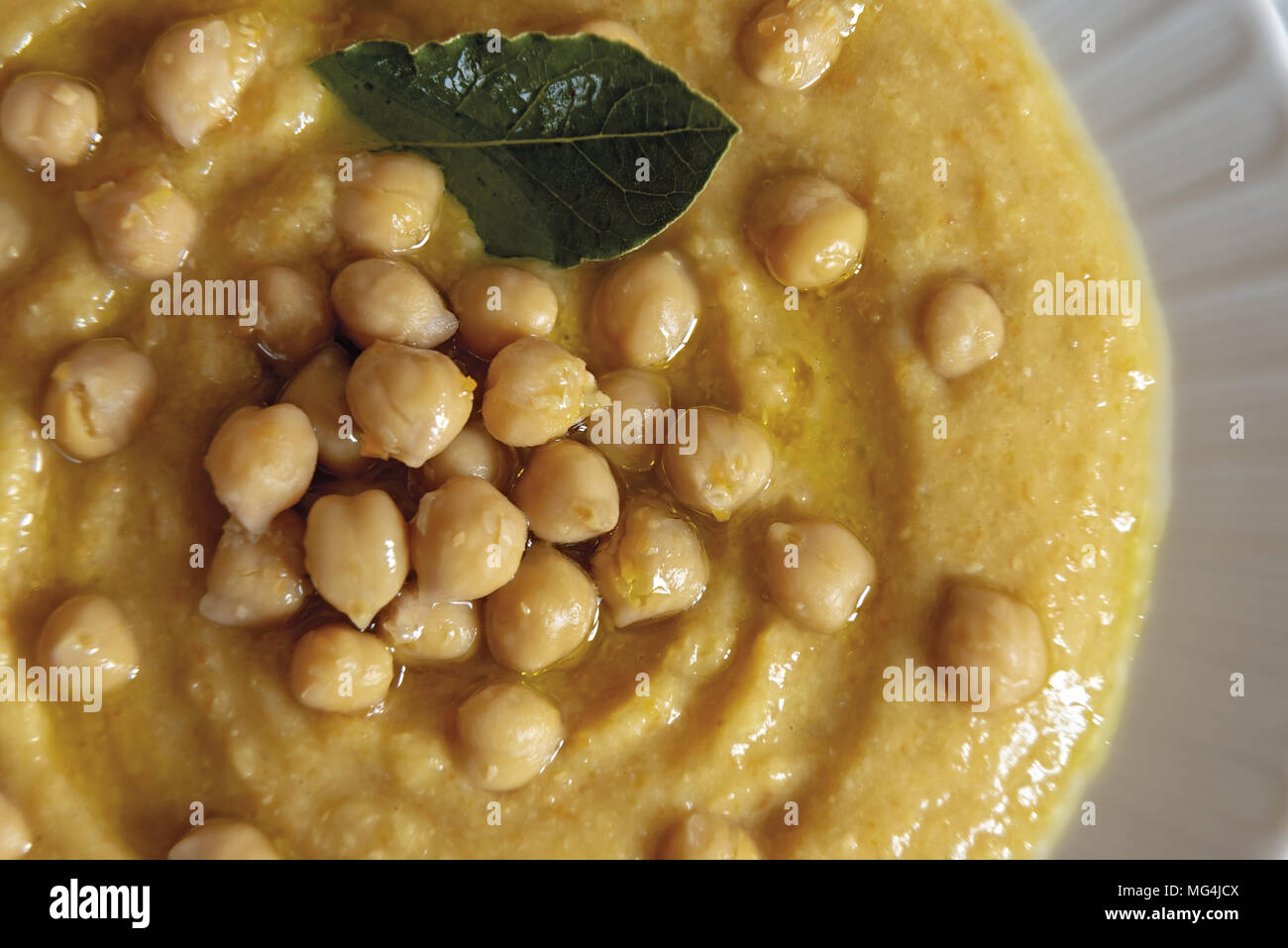chickpea cream 13 Stock Photo - Alamy