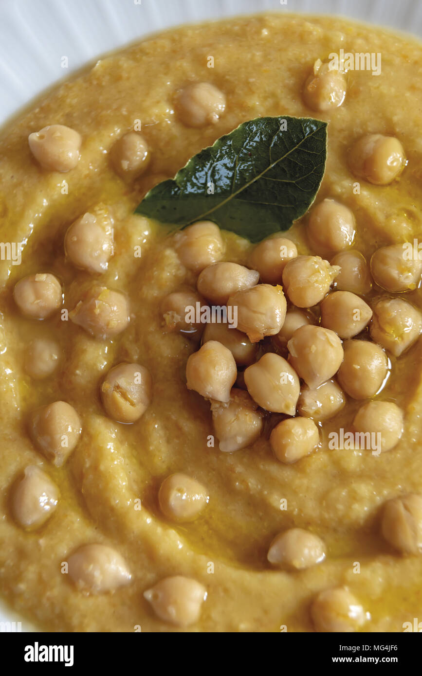 chickpea cream 14 Stock Photo - Alamy