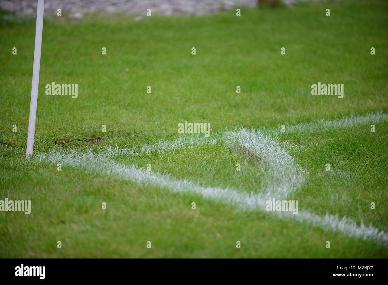 Pitch corner markings hi-res stock photography and images - Alamy