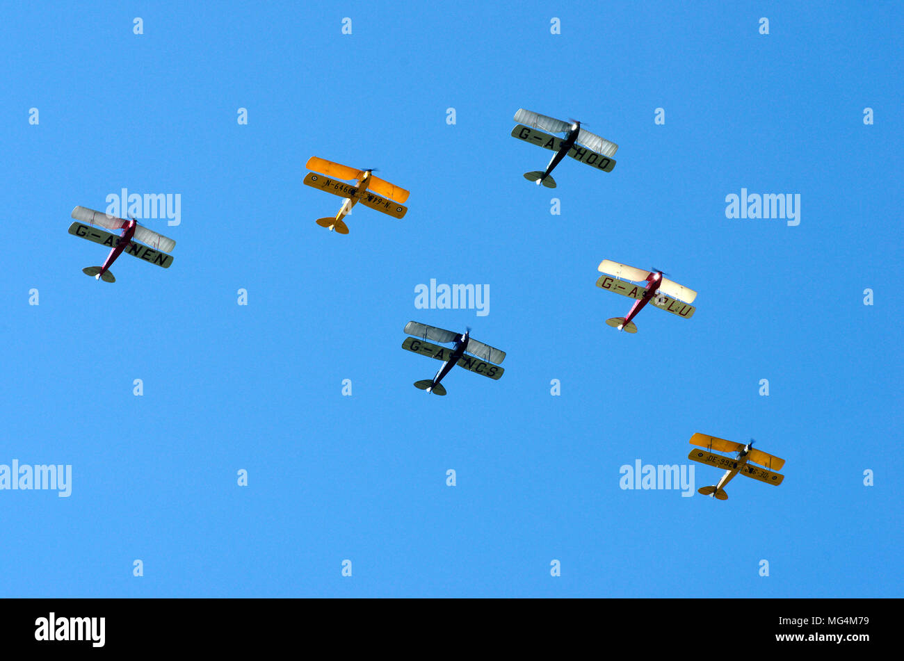 Flying Tiger Moth Stock Photos & Flying Tiger Moth Stock Images - Alamy