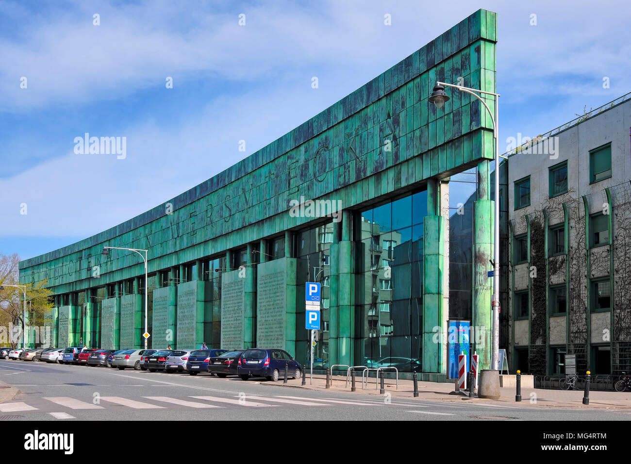 Warsaw, Masovia / Poland - 2018/04/15: Warsaw University Library main ...