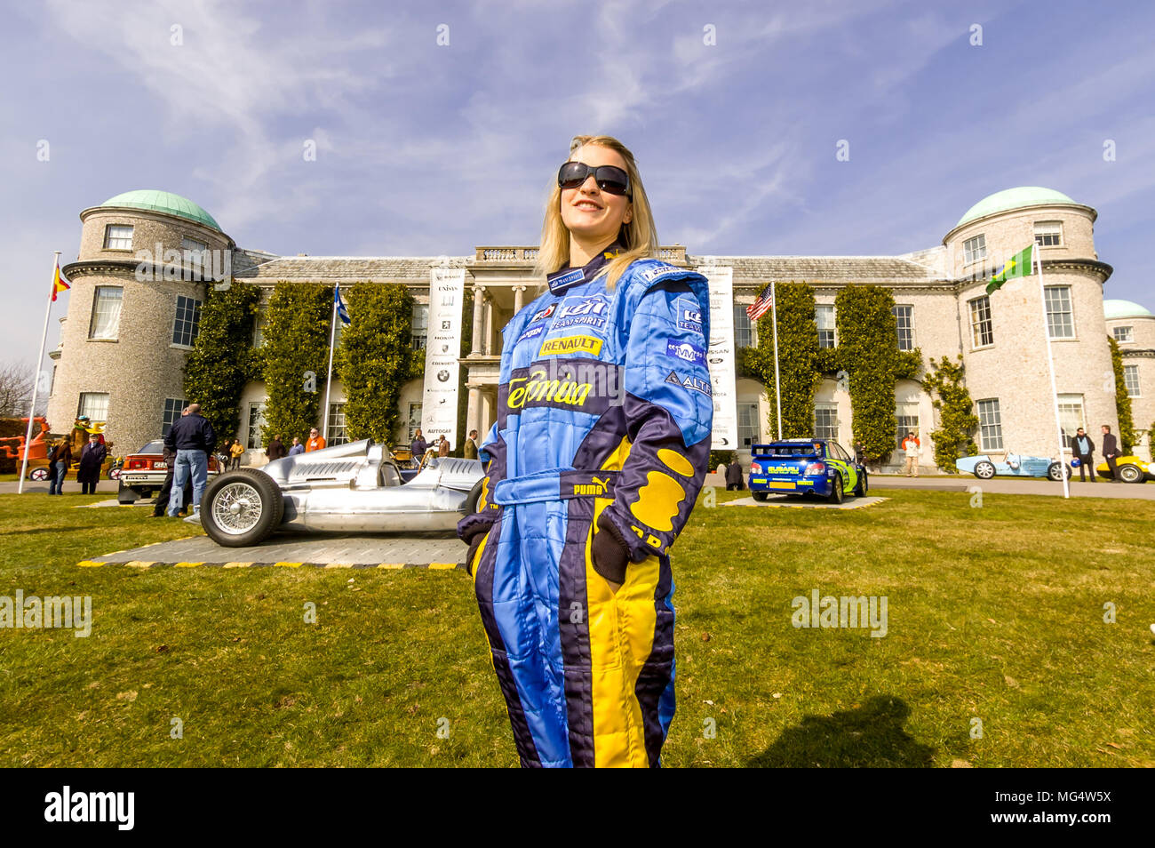 Lady Alexandra Gordon Lennox, daughter of Lord March, wearing Fernando ...