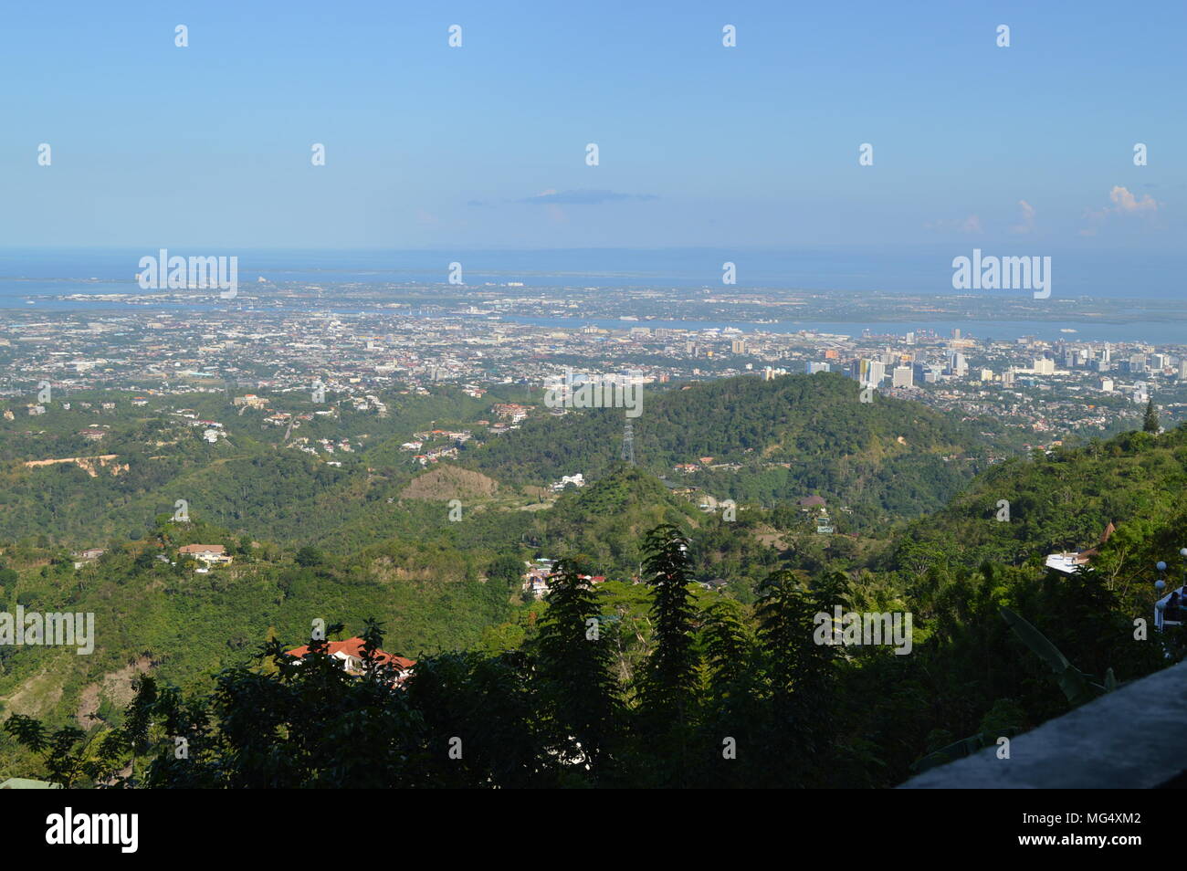 Enjoy the beauty of Cebu above the Busay mountain view Stock Photo - Alamy
