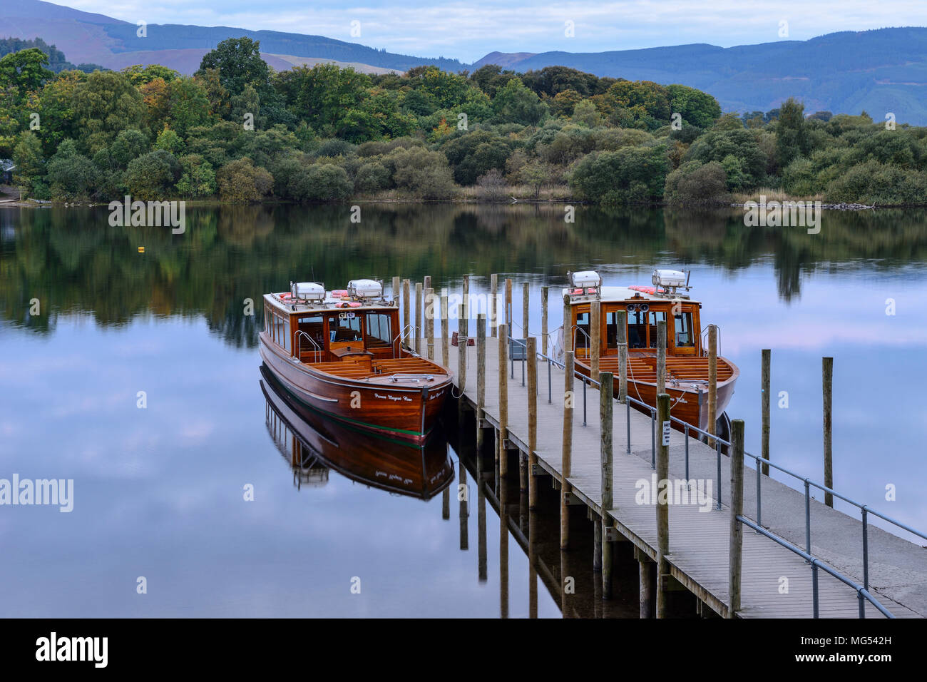 Lady Derwentwater and Princes Margaret Rose cruisers at Keswick landing ...
